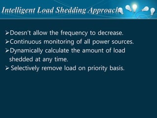 Automtaic Cyclic Load shedding in Distribution system | PPTX
