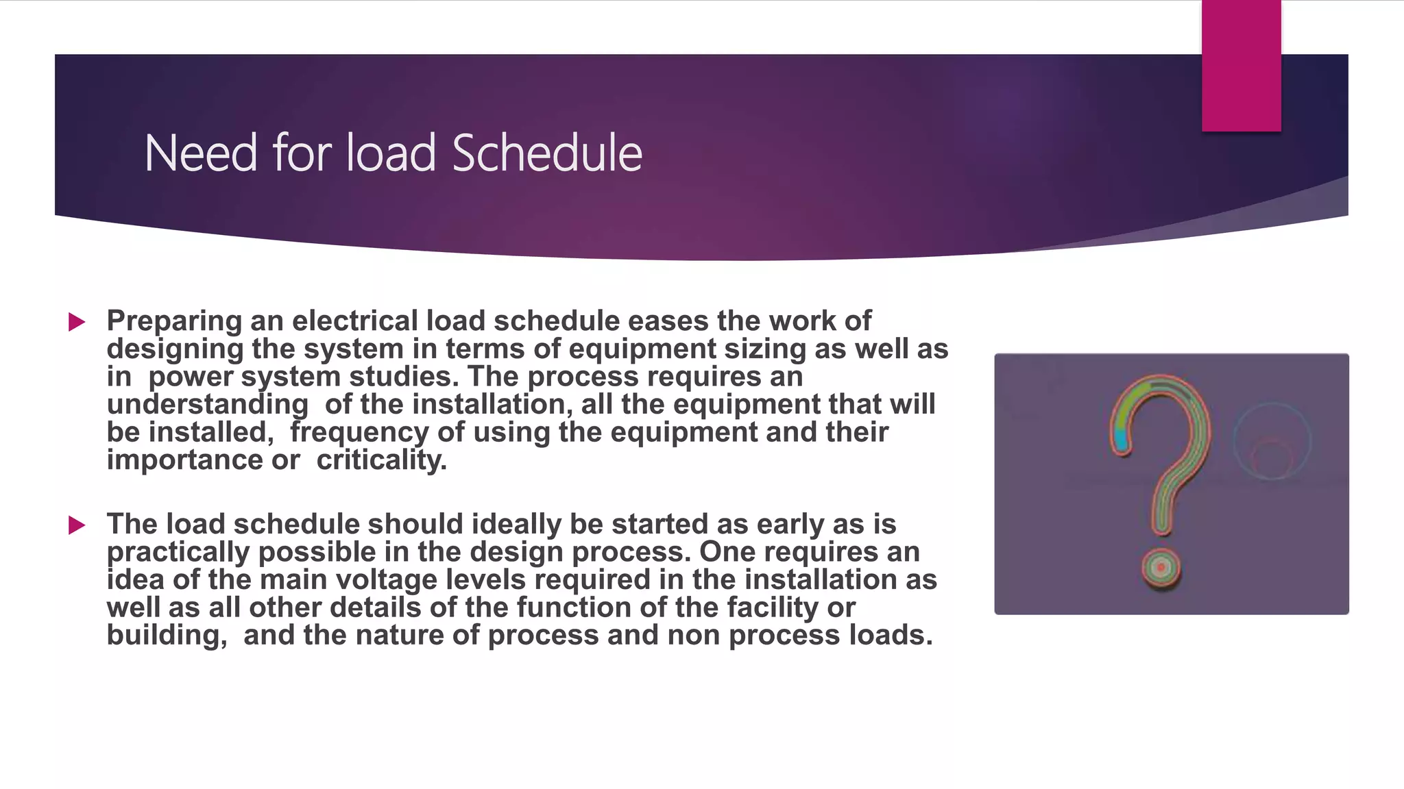 Load shedding and load scheduling (ppt) | PPTX
