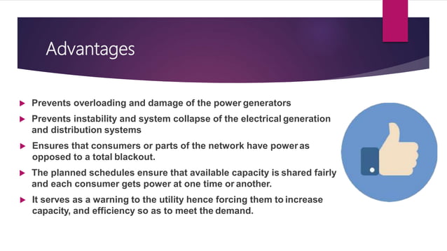 Load shedding and load scheduling (ppt) | PPTX