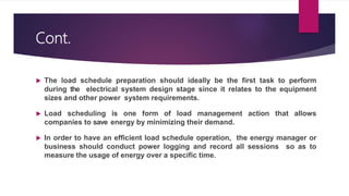 Load shedding and load scheduling (ppt) | PPTX