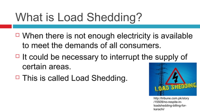 Load shedding in karachi(updated) | PPT