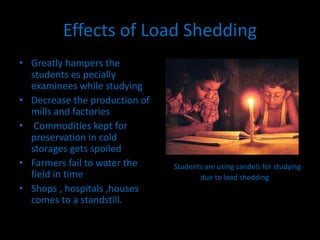 Load shedding problem in Bangladesh | PPTX