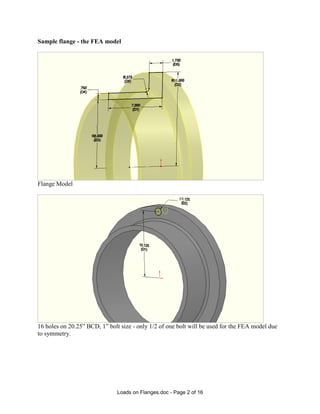 Loads_On_Flanges ASME SECTION VIII Div.1 | PDF