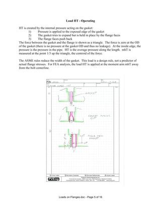 Loads_On_Flanges ASME SECTION VIII Div.1 | PDF