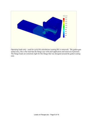 Loads_On_Flanges ASME SECTION VIII Div.1 | PDF