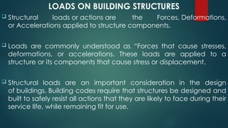 Loads On Structure.pptx structure in architecture and civil engineering ...
