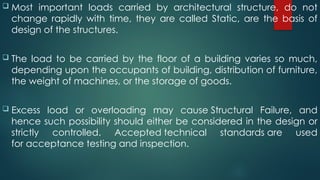 Loads On Structure.pptx structure in architecture and civil engineering ...
