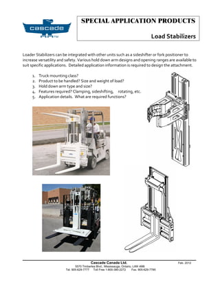 Load Stabilizer Guide R0 | PDF