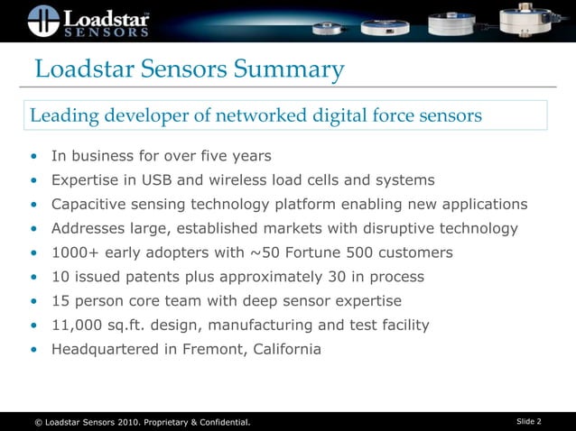 Loadstar Sensors Introduction | PPT