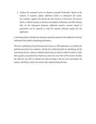 Load testing web based applications | PDF | Web Development | Internet