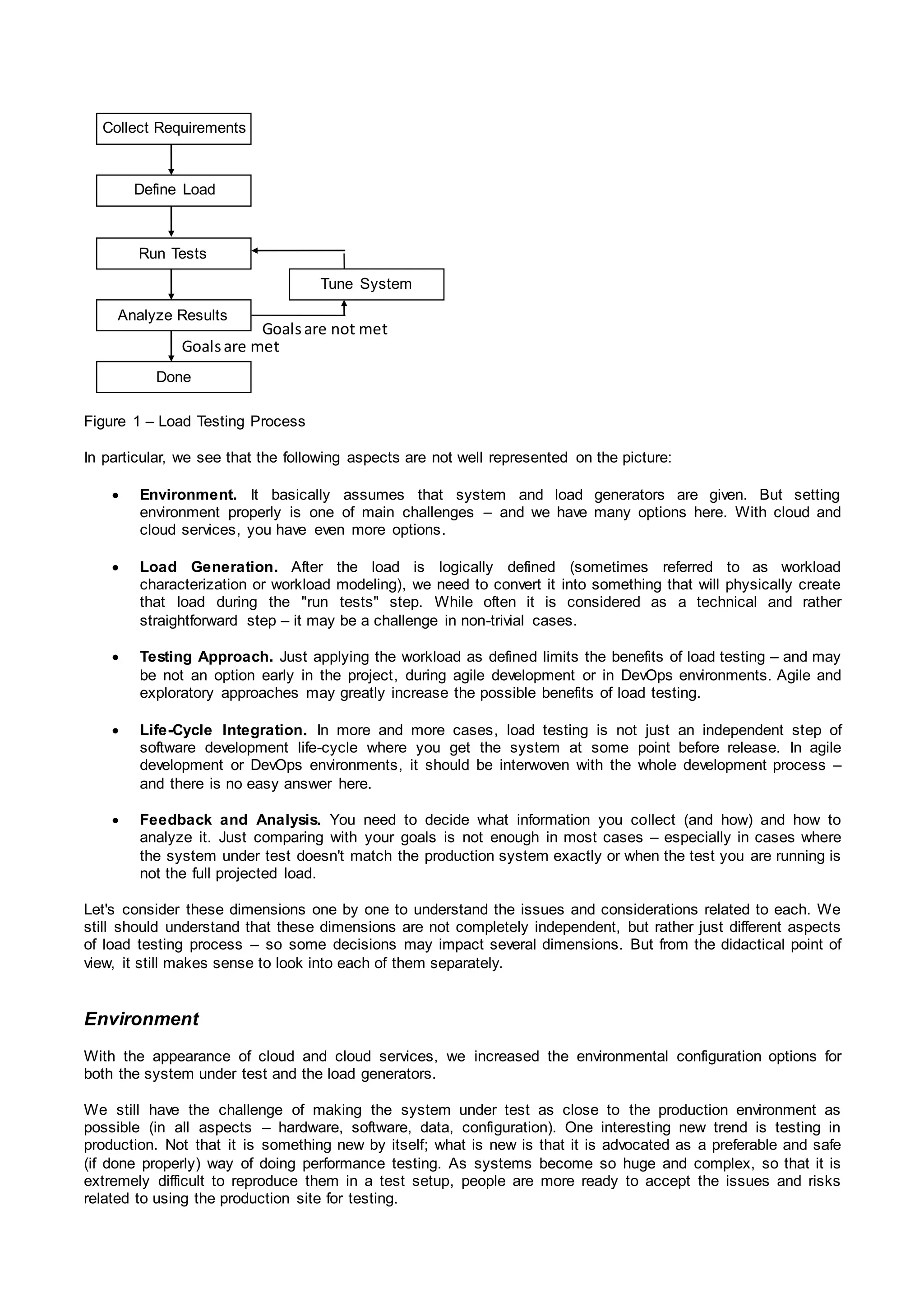 Multiple Dimensions of Load Testing, CMG 2015 paper | DOCX | Cloud ...
