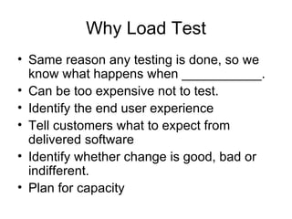 Load Testing Strategy 101 | PPT