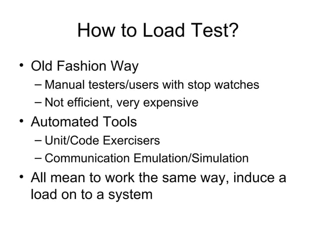 Load Testing Strategy 101 | PPT