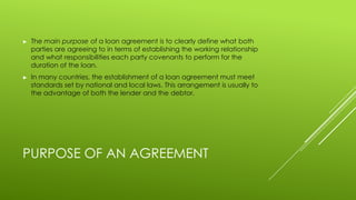 Loan agreement | PPTX