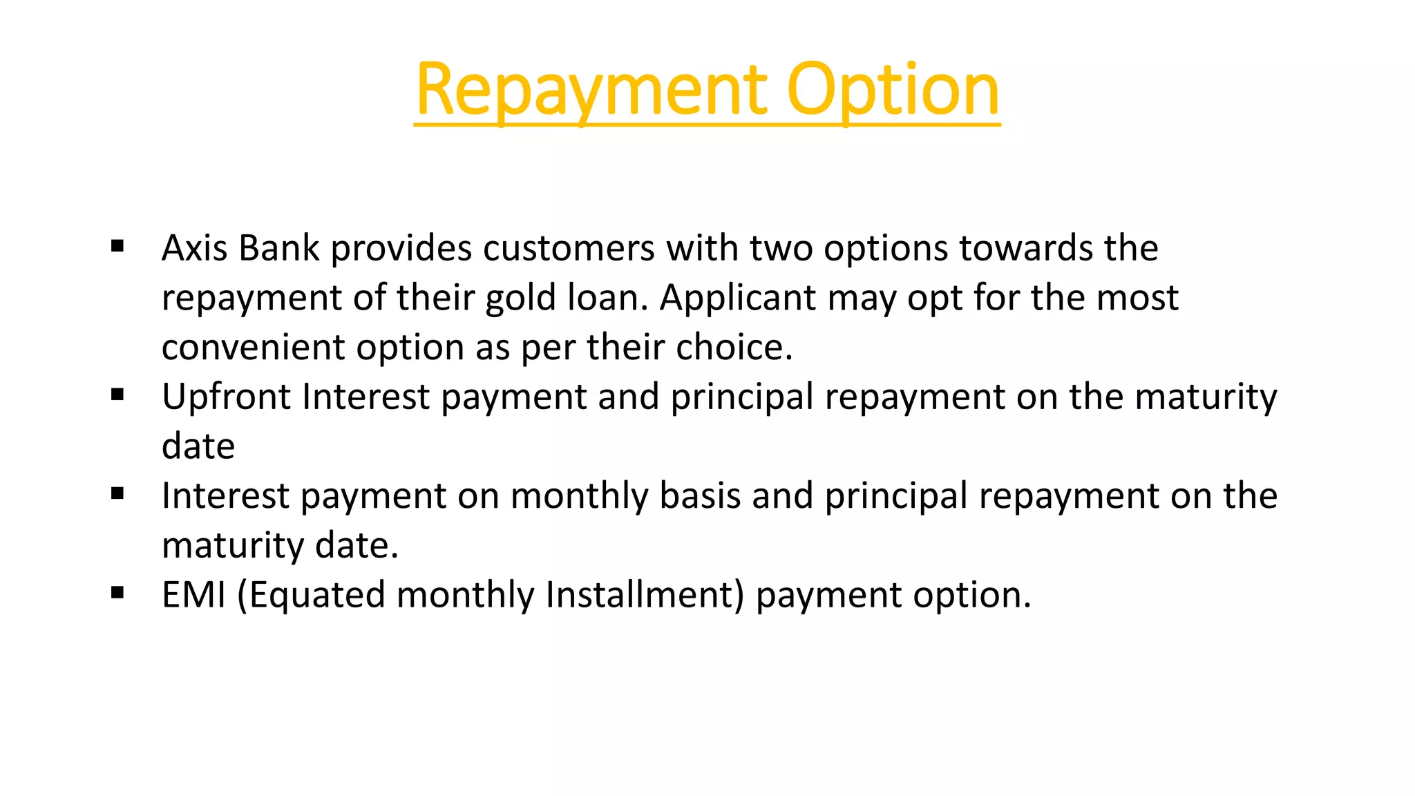 Loan against Gold | PPTX