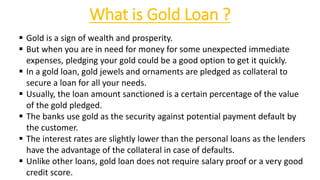 Loan against Gold | PPTX