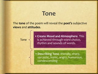 Learning Object: Analysing Poetry | PPTX