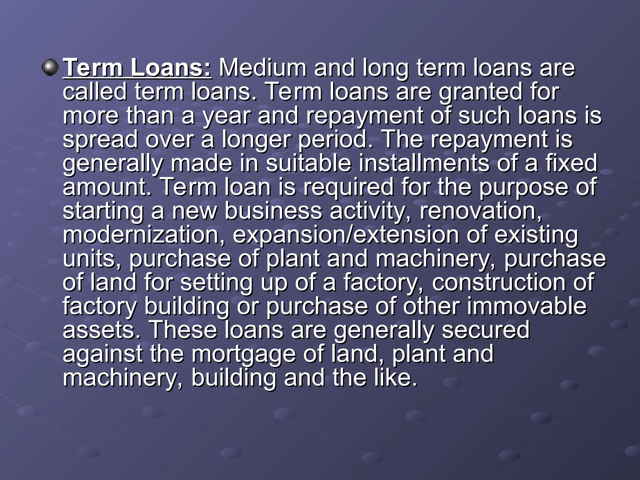 Loan and Credit services provided by banks .ppt | Personal Loans ...