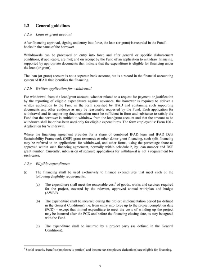 Loan Disbursement Handbook 2011 | PDF