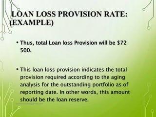 Loan loss provisioning | PPTX