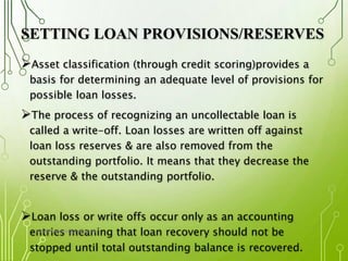 Loan loss provisioning | PPTX