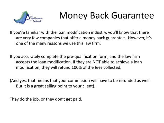 Loan modification referral program | PPT
