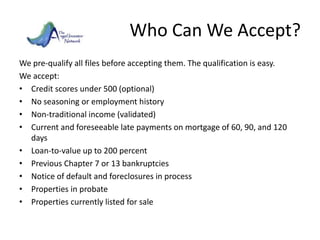 Loan modification referral program | PPTX