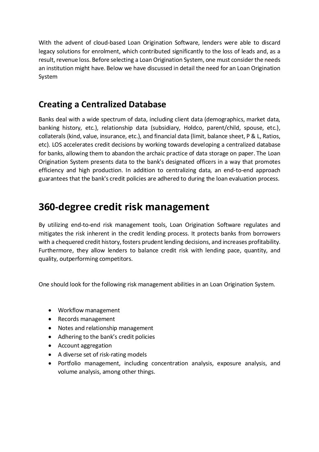 Loan origination system- Types, Tools and Guidelines | PDF