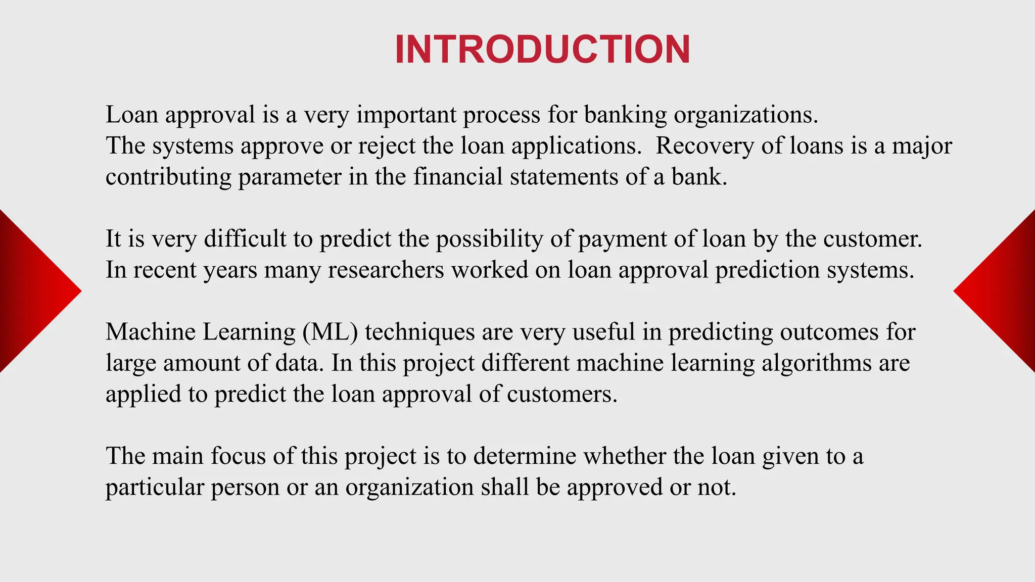 LOAN APPROVAL PRDICTION SYSTEM USING MACHINE LEARNING. | PDF