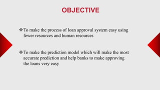 LOAN APPROVAL PRDICTION SYSTEM USING MACHINE LEARNING. | PDF