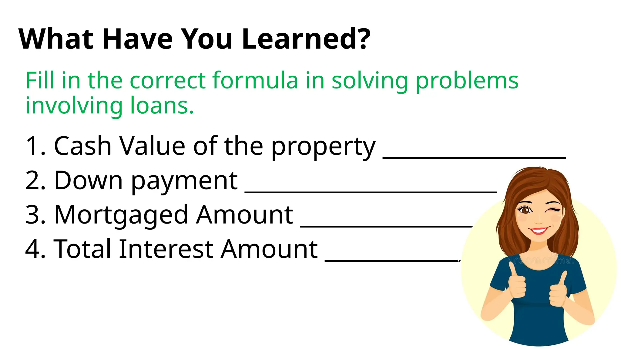 General Mathematics. This presentation is about Loans | PPTX