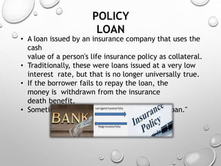 Loans and it's types | PPTX