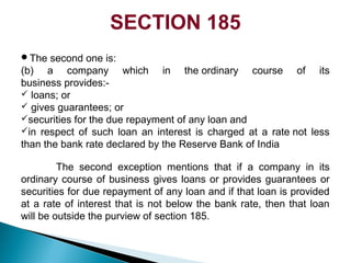 Loans to relative of director | PPT