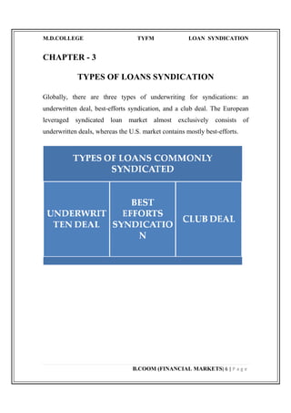 Loan syndication | PDF