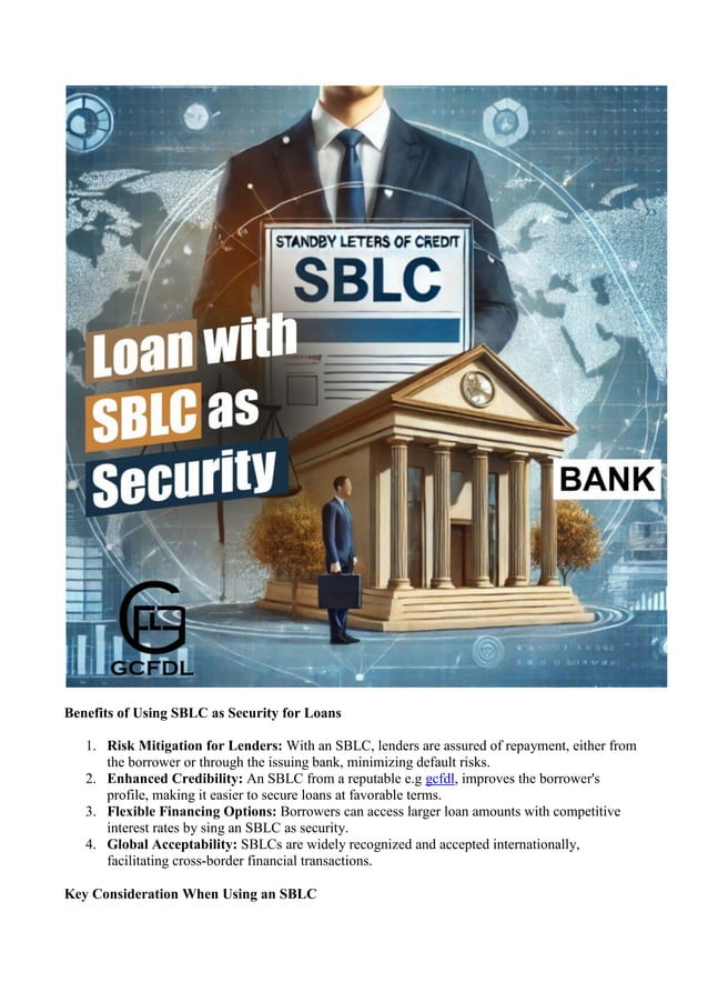 Loan with SBLC as Security . | PDF