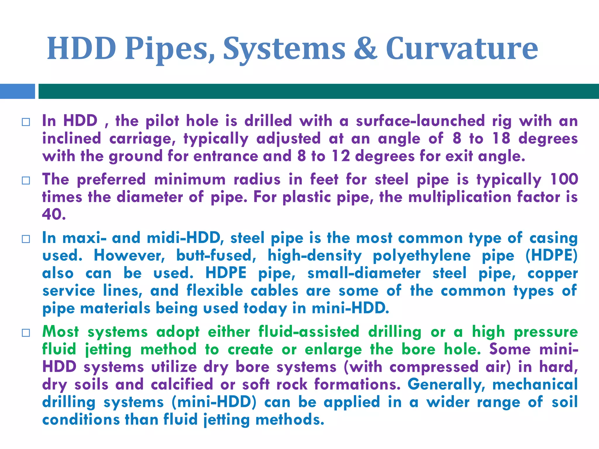 Trenchless Technologies for New Pipe Installations | PDF