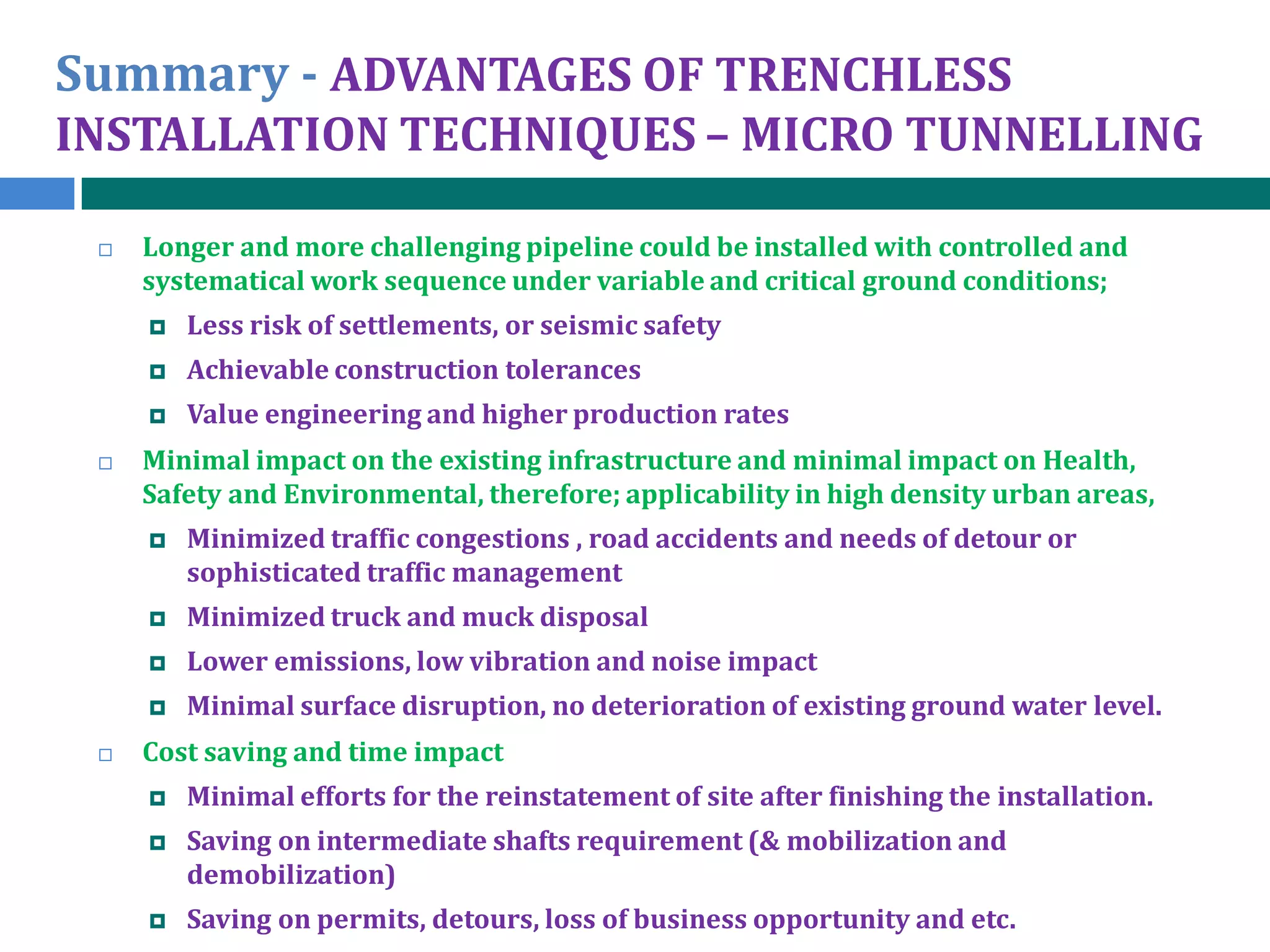 Trenchless Technologies for New Pipe Installations | PDF