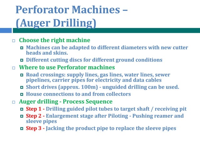 Trenchless Technologies for New Pipe Installations | PDF | Geology | Science