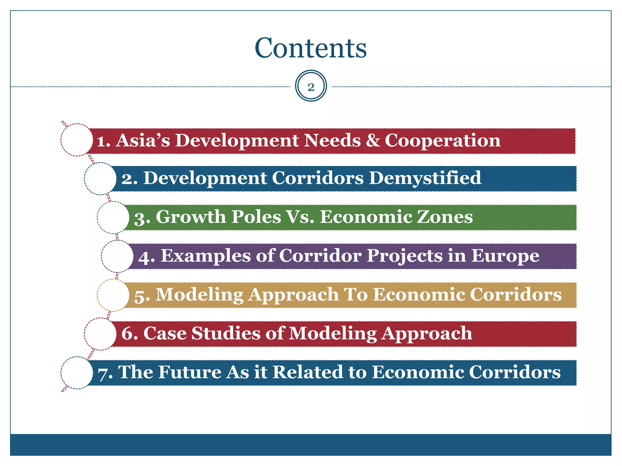 Modelling Approach to Economic Corridors | PPTX