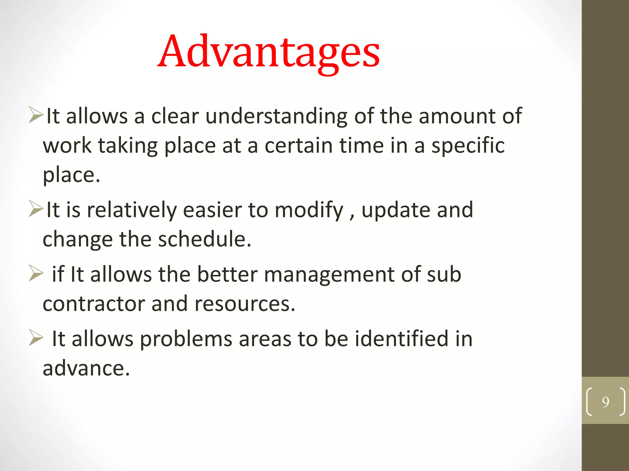Line of balance in civil engineering | PPTX