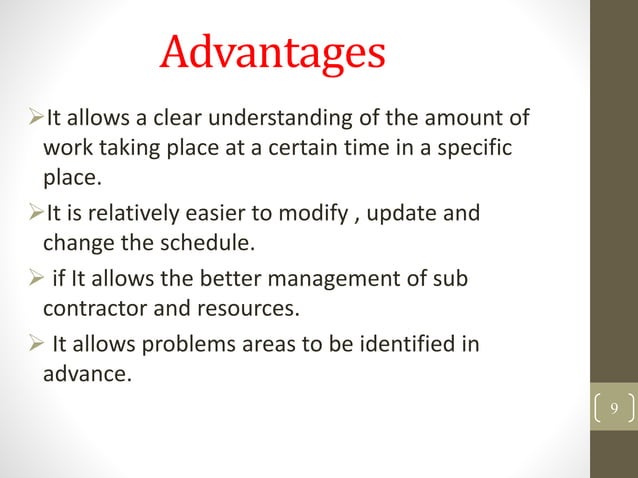 Line of balance in civil engineering | PPTX