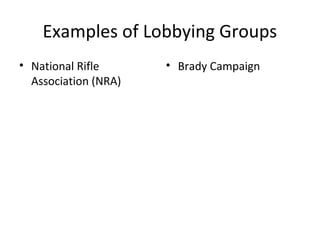 Lobbyists | PPT