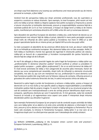 Lobby ul pe intelesul tuturor | PDF