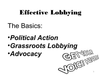 Effective Lobbying | PPT