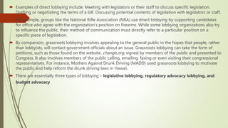 Lobbying | PPTX
