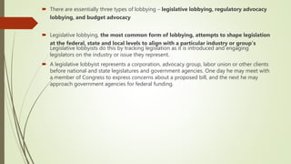 Lobbying | PPTX