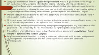 Lobbying | PPTX