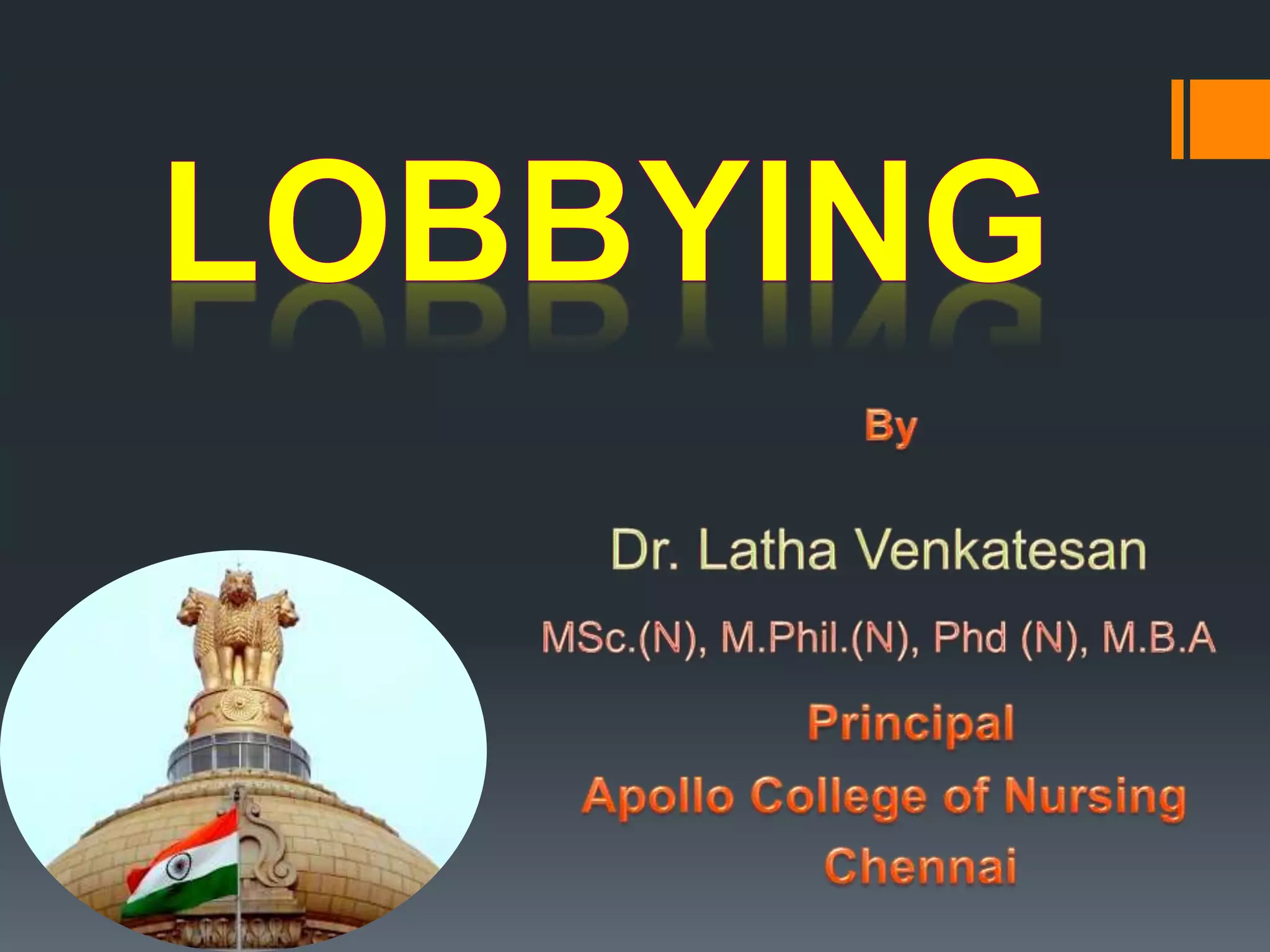 Lobbying in nursing | PPT