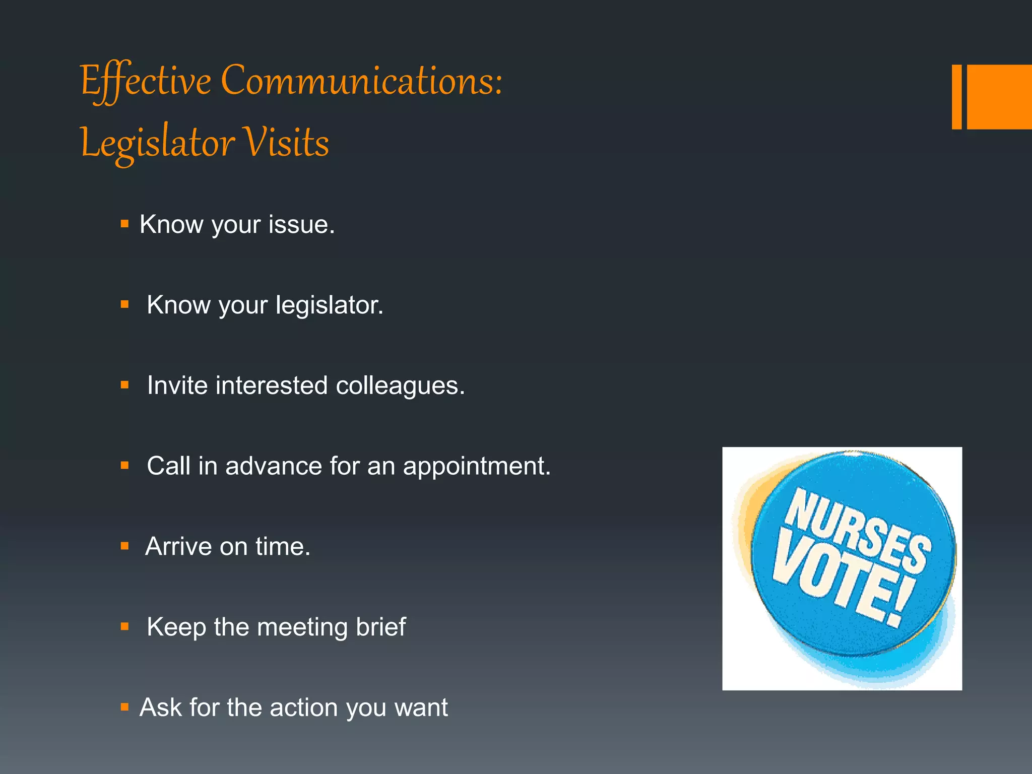 Lobbying in nursing | PPT