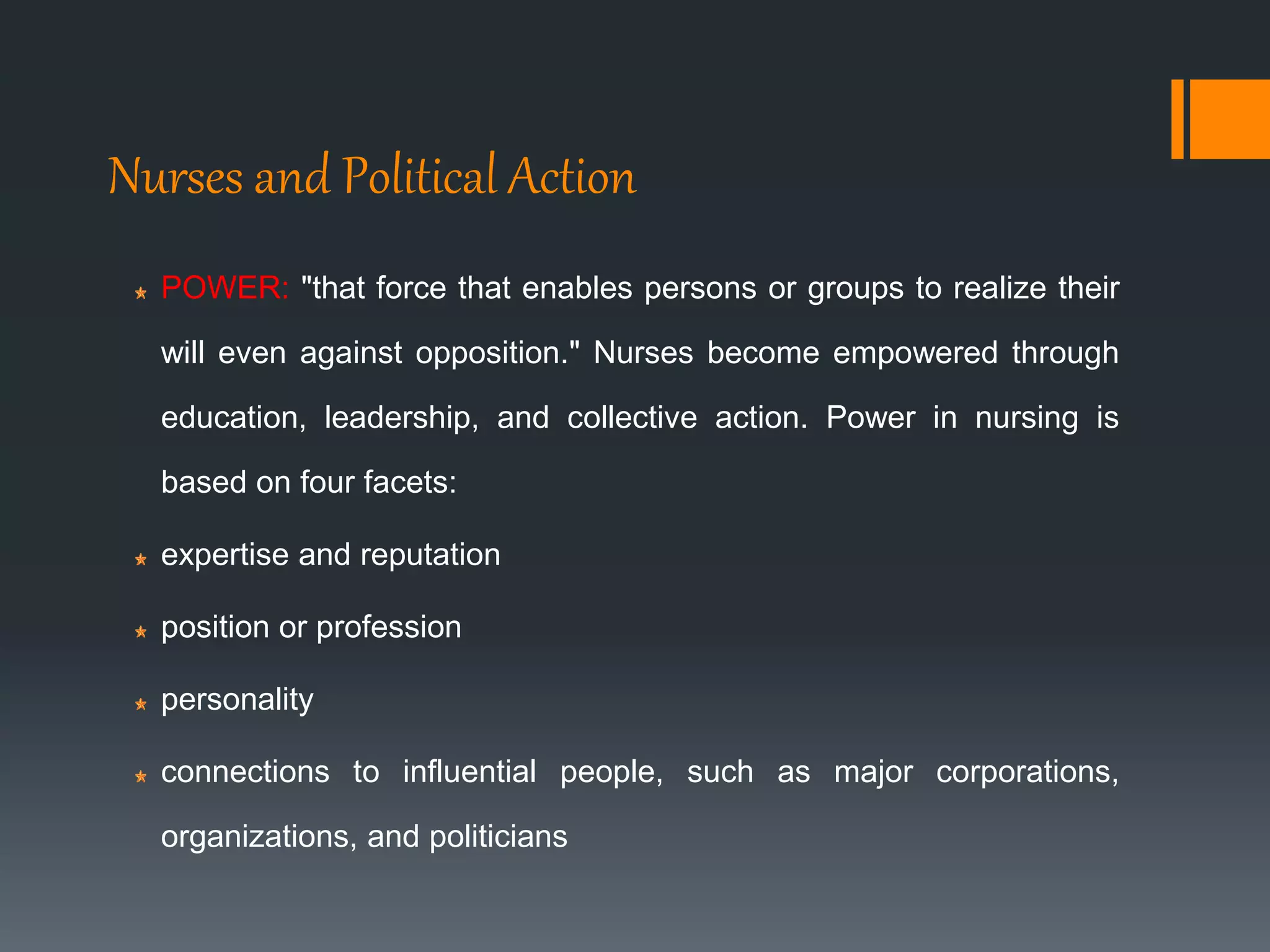 Lobbying in nursing | PPT